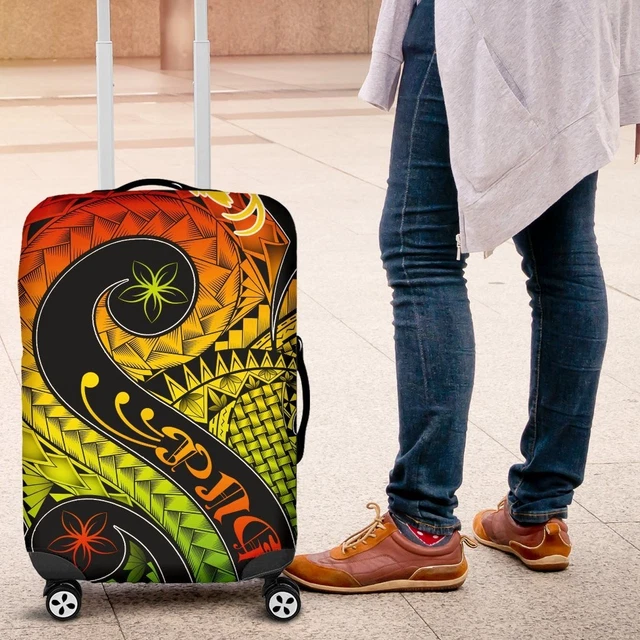 PAPUA NEW GUINEA Luggage Covers - PNG Bird And Polynesian Decorative ...