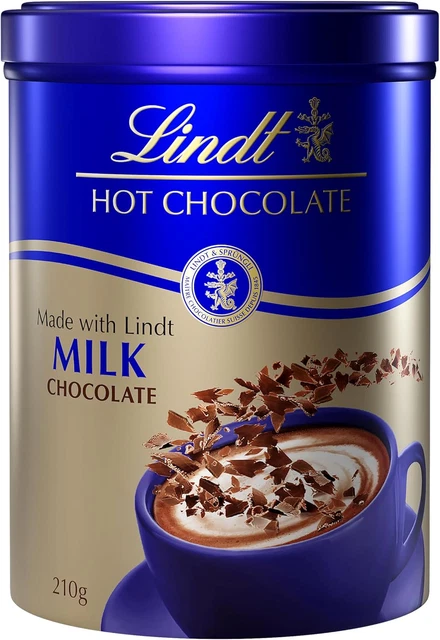 LINDT MILK CHOCOLATE Hot Chocolate Flakes 210G $32.99 - PicClick AU