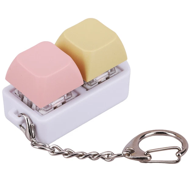 KEYBOARD FIDGET TOY Fidget Clicker Key Switch Keychain Shaft Tester ...