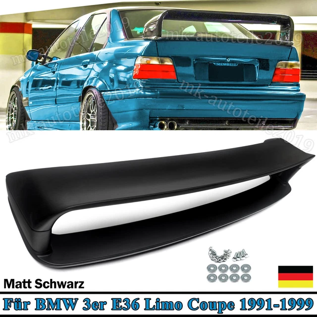 M3 GT CLASS 2 Heckspoiler Spoiler Flügel Matt Schwarz für BMW 3er E36 ...