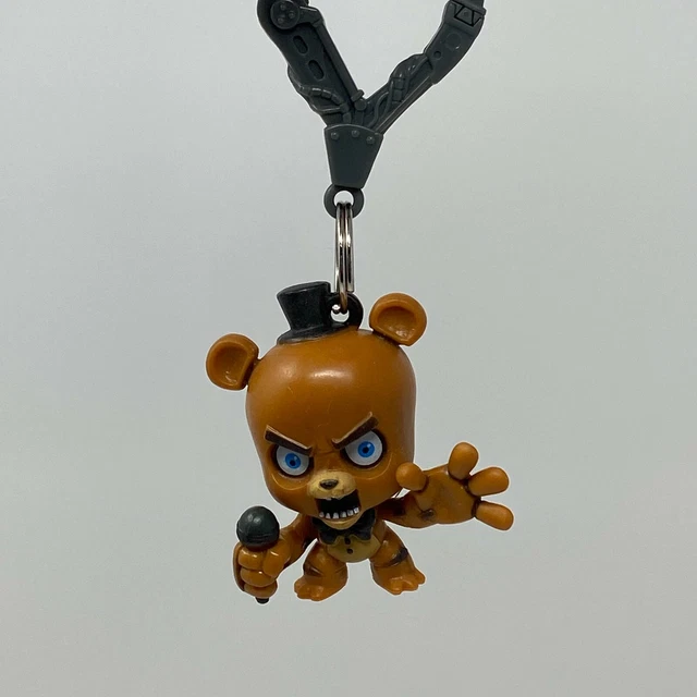 FAZBEAR FREDDY FIVE Nights Freddy FNAF Keychain Backpack Hanger Clip ...