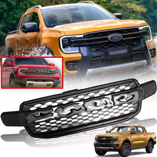 FORD RANGER NEXT GEN RAPTOR STYLE GRILLE WHITE LED's XLT, SPORT ...