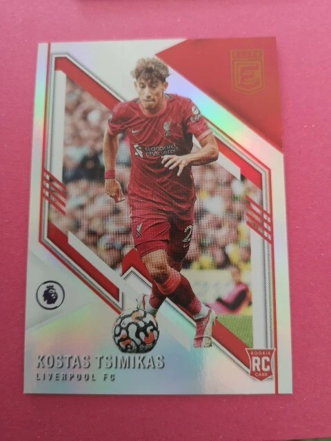 KOSTAS TSIMIKAS LIVERPOOL Rookie Card Premier League Carte Foot Panini ...