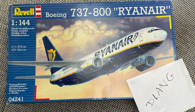 REVELL # 04241 1/144th SCALE BOEING 737-800 RYANAIR MODEL KIT [BAGS ...