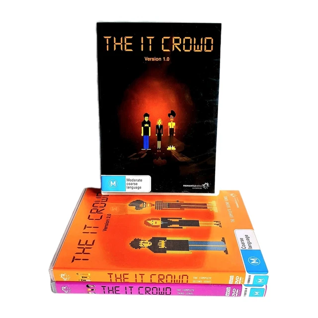 THE IT CROWD Seasons 1-3 DVD British Comedy, Noel Fielding, Region 4 ...