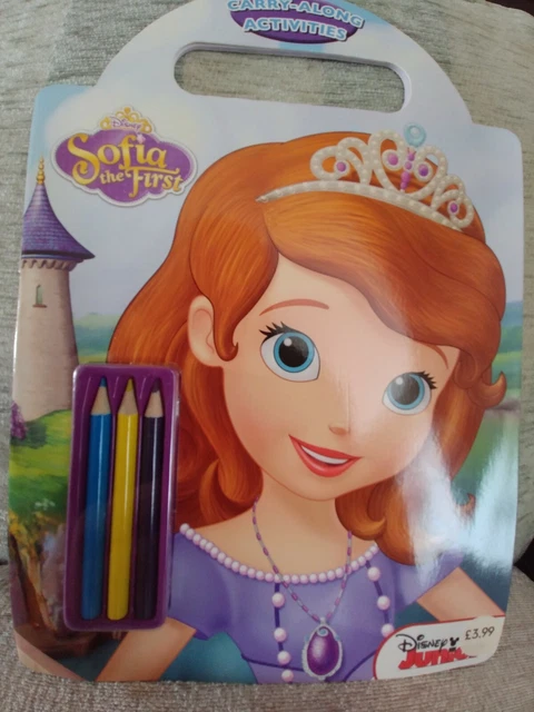 DISNEY JUNIOR SOFIA THE FIRST Carry Along Activities Puzzles, Mazes ...