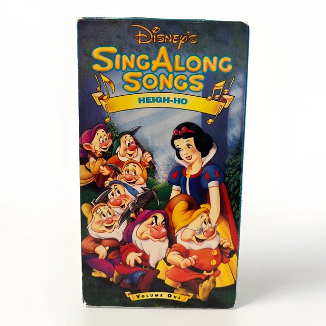 DISNEYS SING ALONG Songs - Snow White: Heigh-Ho (VHS, 1994) Pinocchio ...