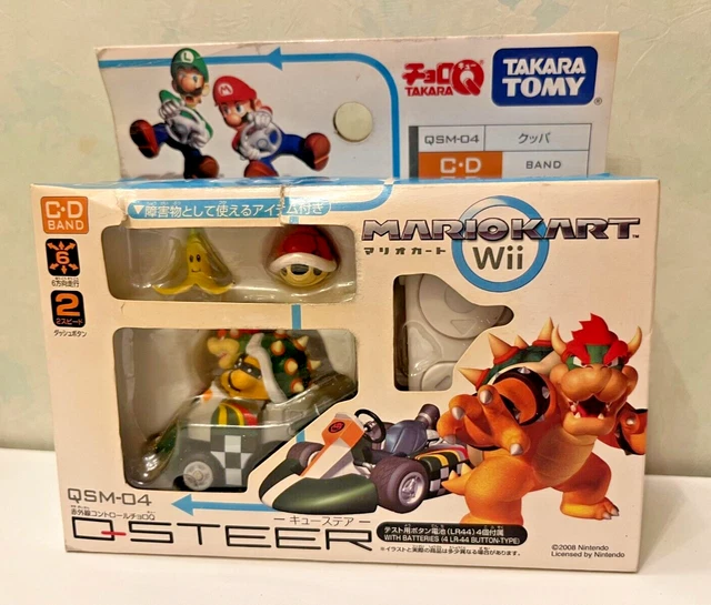 TAKARA TOMY MARIO Kart figure Bowser RC Q-Steer Nintendo Remote control ...