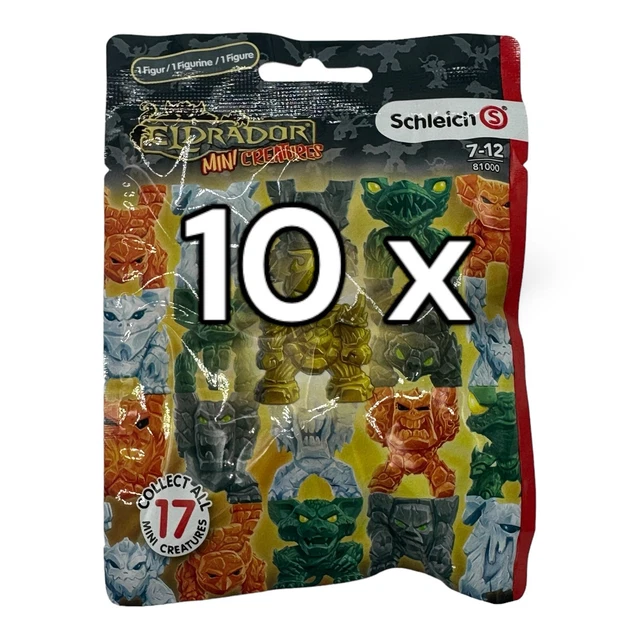 10X SCHLEICH ELDRADOR 81000 Mini CREATURES Pack Serie 1 - Neu EUR 19,80 ...