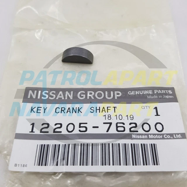 NISSAN PATROL GENUINE GQ GU TD42 ZD30 Harmonic Woodruff Key (1220576200 ...