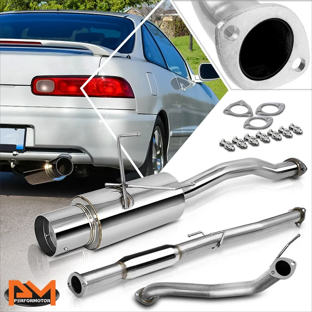 FOR 94-01 ACURA Integra DC1 DC2 GS/LS/RS 4" Tip Muffler Catback Exhaust System $177.00 - PicClick CA