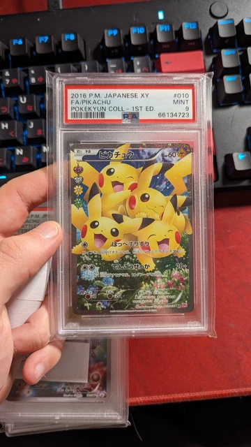 CARTA POKÉMON PIKACHU Giapponese XY CP3 Pokekyun 2016 FA 010/032 PSA 9 EUR 650,00 - PicClick IT