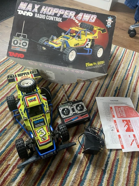 VINTAGE TAIYO MAX HOPPER 4WD Remote Control Buggy With Original Box R/C ...