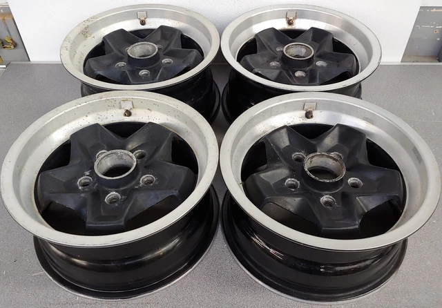 SET OF 4 Nice Used Original Genuine Porsche 911 Cookie Cutter Wheels ...