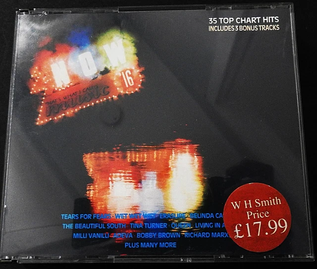 NOW THATS WHAT I Call Music 16 1989 Emi Cd Now 16 £7.99 - PicClick UK