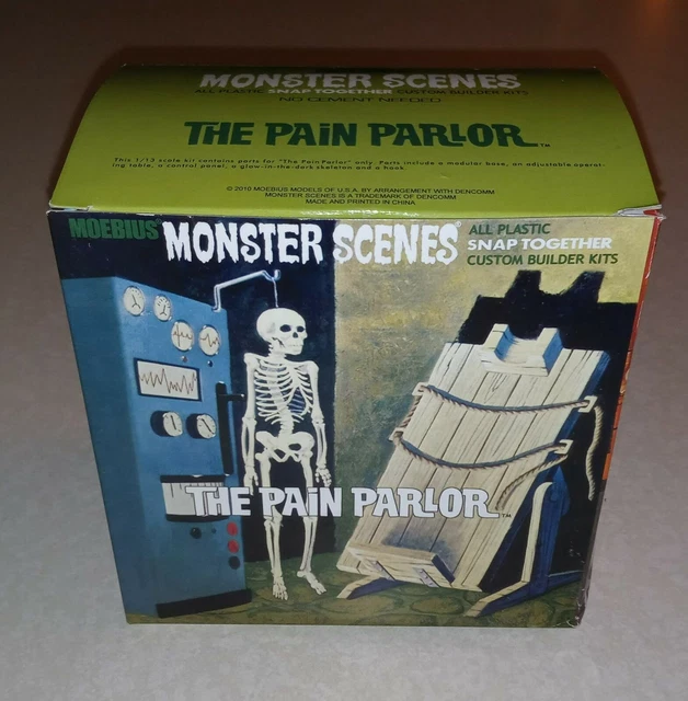 THE PAIN PARLOR Moebius Monster Scenes All Plastic 1/13 Scale Snap ...