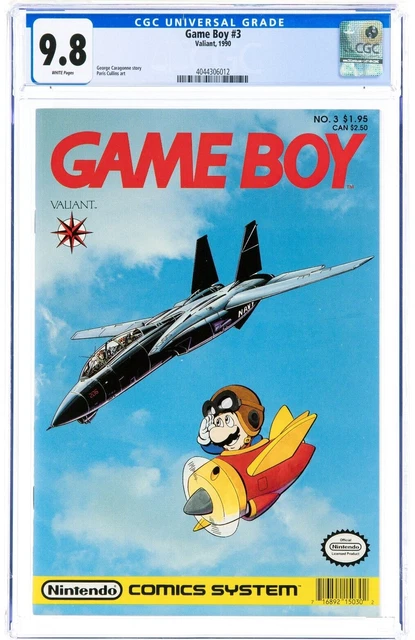 GAME BOY 3 Super Mario Smirch Pionpi 1990 Tatanga Valiant Nintendo Bd ...