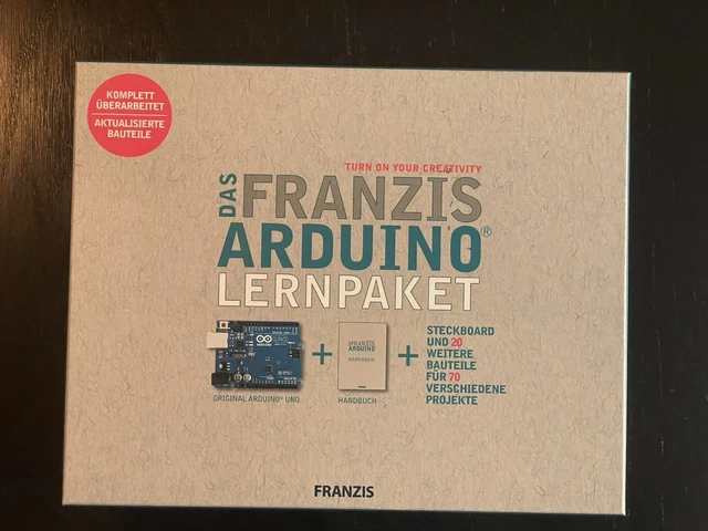 FRANZIS ARDUINO LERNPAKET mit original Arduino UNO Board, wNEU EUR 15,00 - PicClick DE