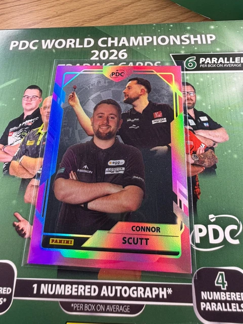 CONNOR SCUTT PANINI Darts World Championship 2026 BA-55 /80 EUR 1,00 ...