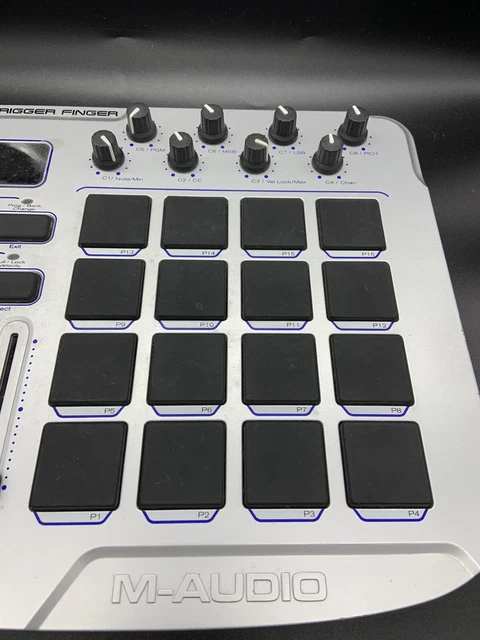 M-AUDIO TRIGGER FINGER Producer Bundle USB MIDI Controller Surface Drum ...