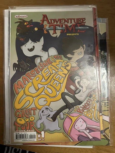 ADVENTURE TIME MARCELINE & The Scream Queens #1 Kaboom Comics 2012 2nd ...