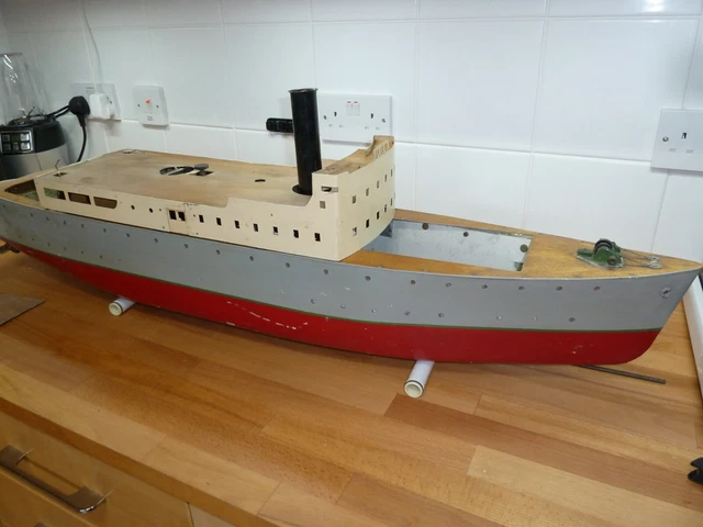STUART LIVE STEAM Coastal Steamer, powerplant and boiler for ...