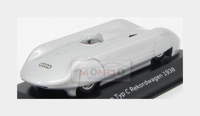1:43 MINICHAMPS AUDI Type C Recordwagen 1938 Silver 5031300513 EUR 74 ...