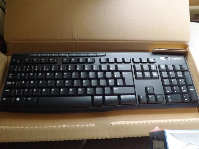 NEW LOGITECH K270 Wireless Keyboard USB Traditional (820-006494) No ...