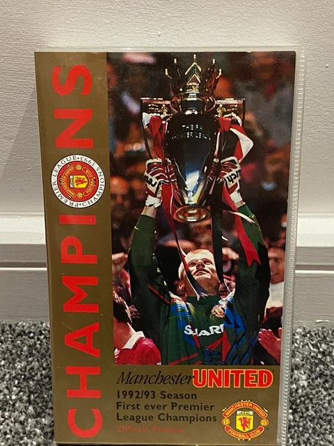MANCHESTER UNITED VHS Video - Champions 1992/93 Official Review £4.99 ...