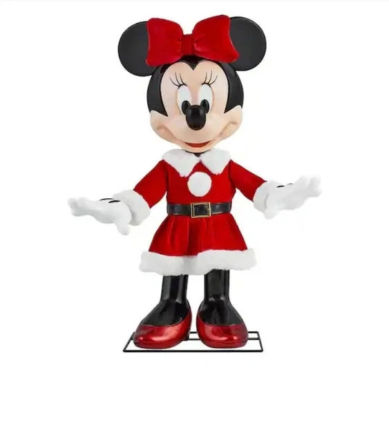 DISNEY 4 FT. Animated Holiday Minnie Mouse Home Depot - Christmas ...