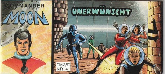 COMMANDER MOON #4 Unerwünscht, Groth Verlag PICCOLO-COMICHEFT TOP Z1 ...