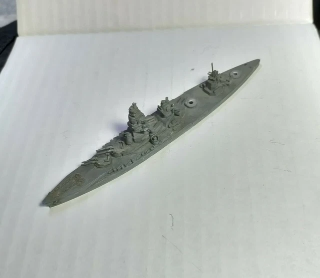 VINTAGE 1/1200 SCALE Ww2 Cruiser Battleship Boat Ship Model. Ise Class ...