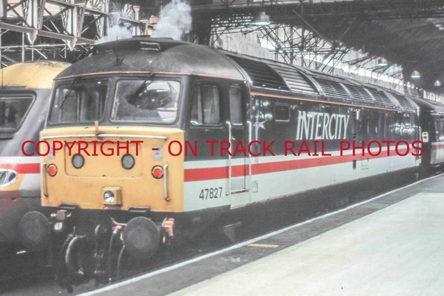 UK RAILWAY PHOTOGRAPH Of Class 47 47827. Rm47-2752 £1.70 - PicClick UK