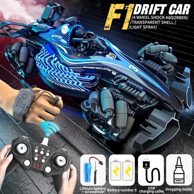 REMOTE CONTROL STUNT Car 360° Rotation Spray Drift Vehicle For Kids ...