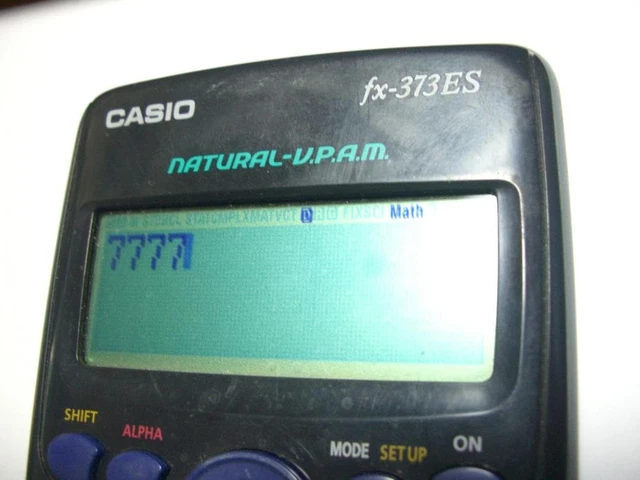 CASIO FX 373ES Scientific Calculator Retro Vintage Function Calculator ...