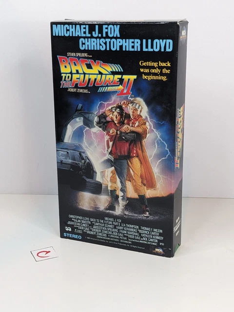 BACK TO THE Future Part II 2 (VHS) Michael J. Fox Lloyd 1989 $12.75 ...