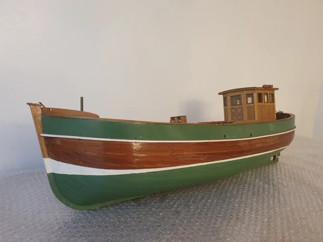 A SUPERB RC Model Boat Project Plank Built Trawler To Repair & Finish ...