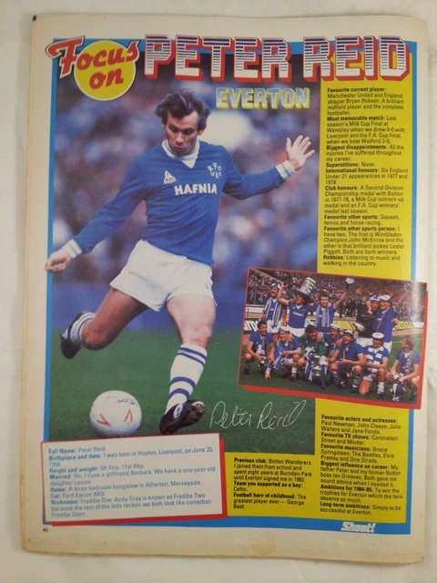 SHOOT : 20TH October 1984 : Vintage UK Football Magazine £9.95 ...