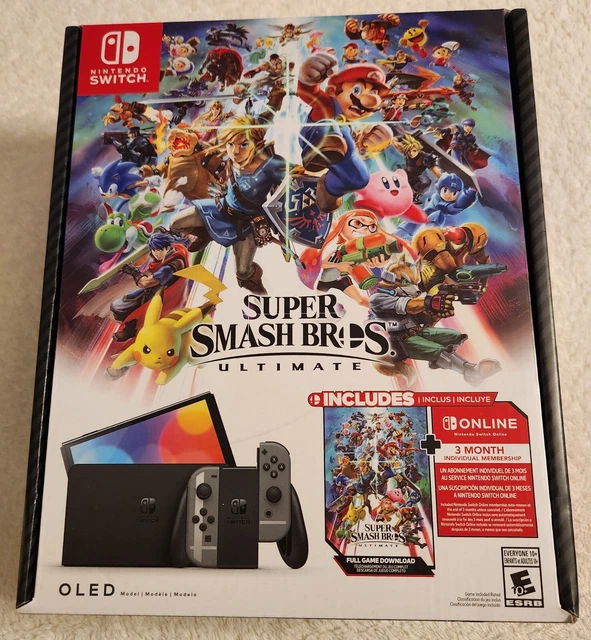 NINTENDO SWITCH OLED: Super Smash Bros Ultimate CONSOLE TABLET & BOX ONLY 64GB EUR 300,37 ...