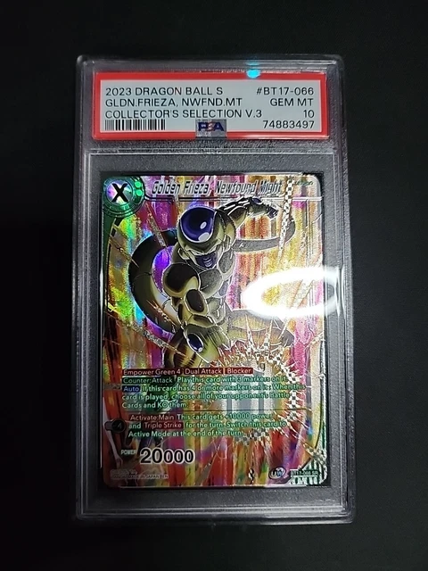 DRAGON BALL SUPER Selection Vol.3 BT17-066 Golden Frieza, neuf pourrait PSA 10 EUR 9,13 ...