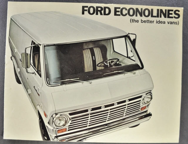 1974 FORD TRUCK Econoline Van Brochure SuperVan E-100 200 300 Nice ...
