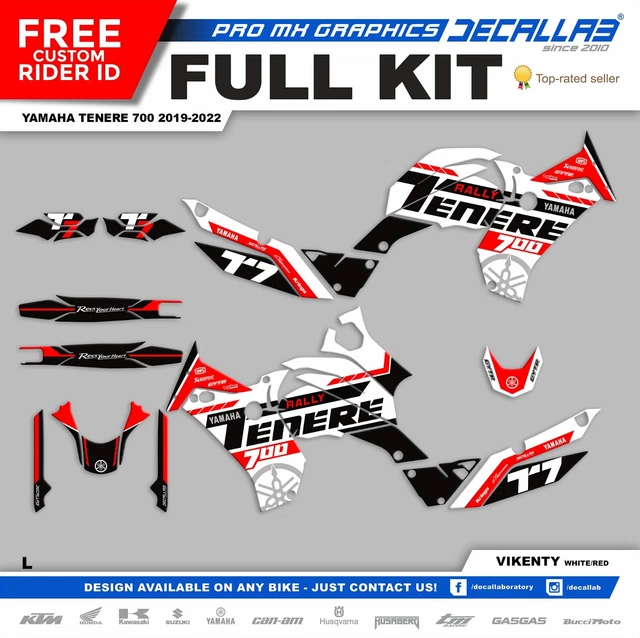 YAMAHA T7 TENERE 700 2019 2020 2021 2022 Stickers Aufkleber Kit Decal ...