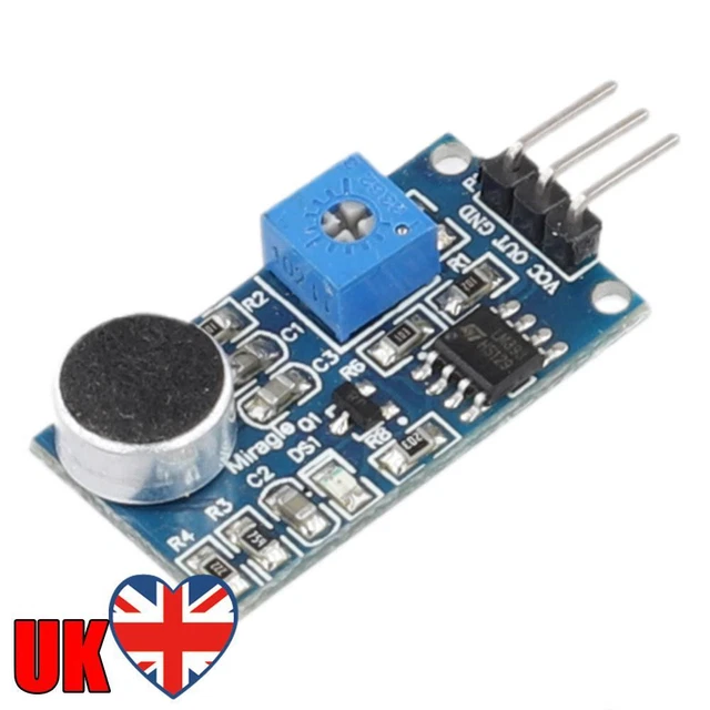 INTERRUTTORE RILEVAMENTO FISCHIETTO moduli sensore audio LM393 per kit fai da te Arduino EUR 3 ...