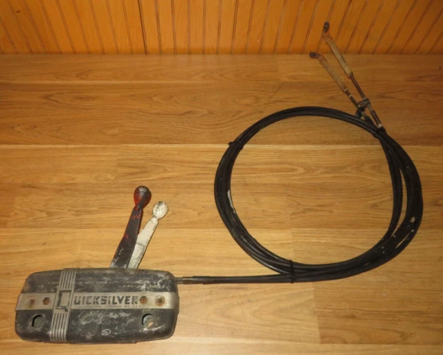 VINTAGE MERCURY KIEKHAEFER Control Box Quicksilver Remote control w/ 10 ...