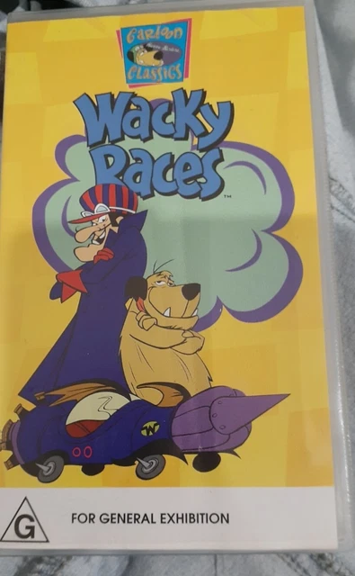 CARTOON CLASSICS WACKY Races 1996 Hanna-Barbera vhs video tape 90mins ...