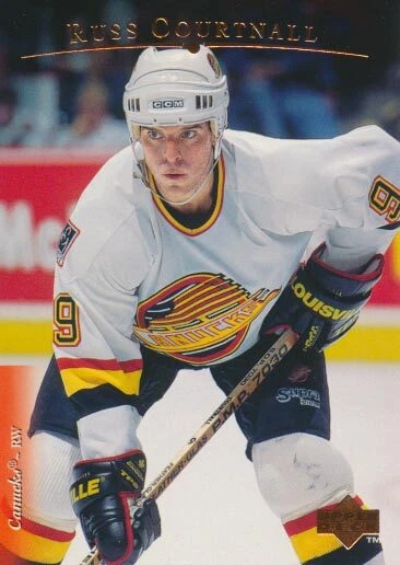 1995-96 PONT SUPÉRIEUR #317 RUSS COURTNALL - Canucks de Vancouver EUR 1 ...