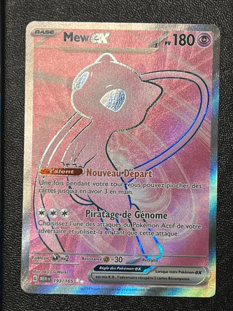 CARTE POKÉMON MEW EX 193/165 - FA - EV3.5 Ecarlate et Violet 151 FR EUR 1,00 - PicClick FR