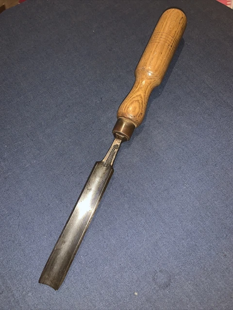 VINTAGE W MARPLES 3/4” Gouge Chisel. Ash Handle. $12.18 - PicClick