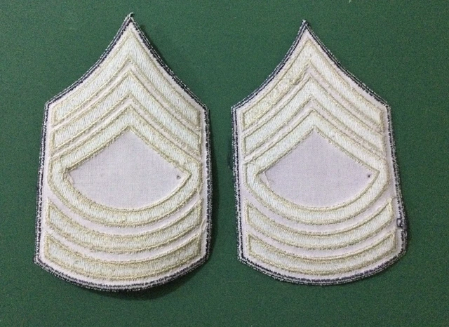REPRODUCTION WW2 US Army Master Sergeant Rank Pair £6.95 - PicClick UK