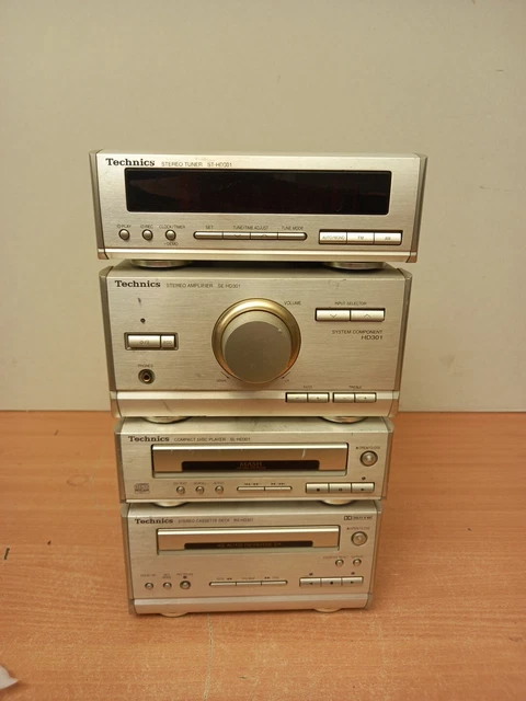 TECHNICS MICRO HIFI Sistema Sintonizzatore CD Amplificatore SE-HD301 RS ...